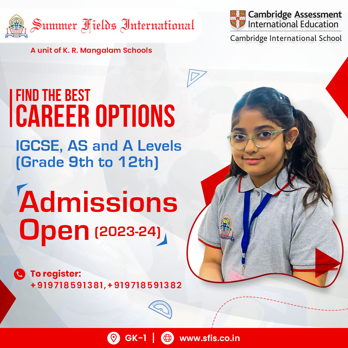 Home - Cambridge School in Delhi - SFIS